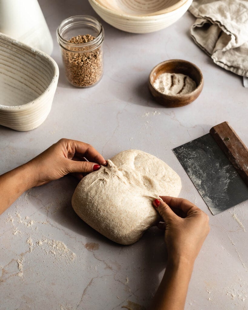 How to Shape a Batard (Oval Sourdough) - Make It Dough