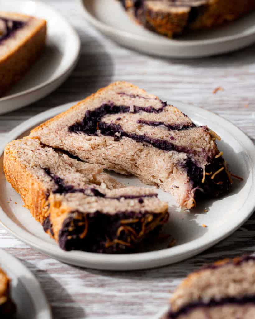 Sourdough Ube Pan De Coco by Make It Dough